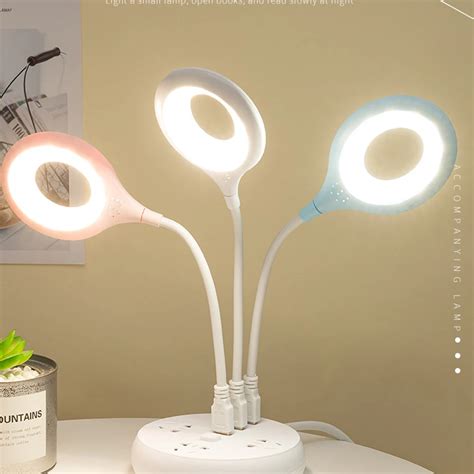 Led 책 램프 휴대용 Usb 독서 야간 램프 4000k 화이트 테이블 책상 램프 노트북 파워 뱅크 노트북 Pc 컴퓨터용 12led Aliexpress
