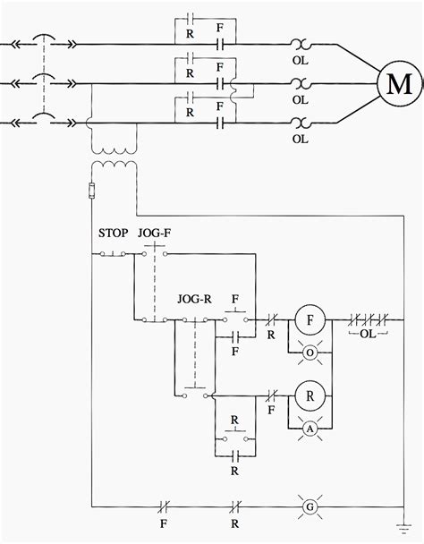 ladder diagram for forward reverse motor reverse ladder plc