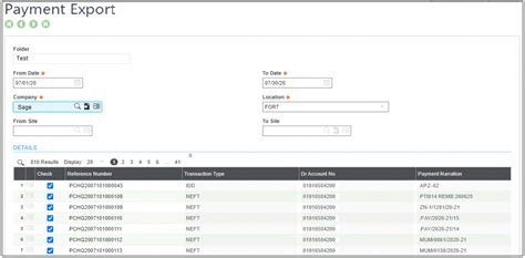 Exporting Payments In Sage X3 Sage X3 Tips Tricks And Components