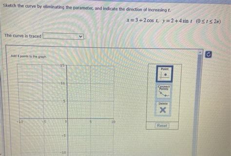solved sketch the curve by eliminating the parameter and