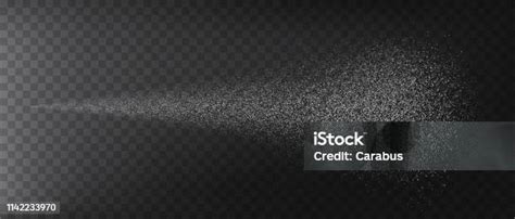 분무기 또는 연기의 투명 한 물 분무 안개 먼지 입자를 페인트 벡터 일러스트 에어로졸 통에 대한 스톡 벡터 아트 및 기타 이미지 에어로졸 통 질감 분무기 병 Istock