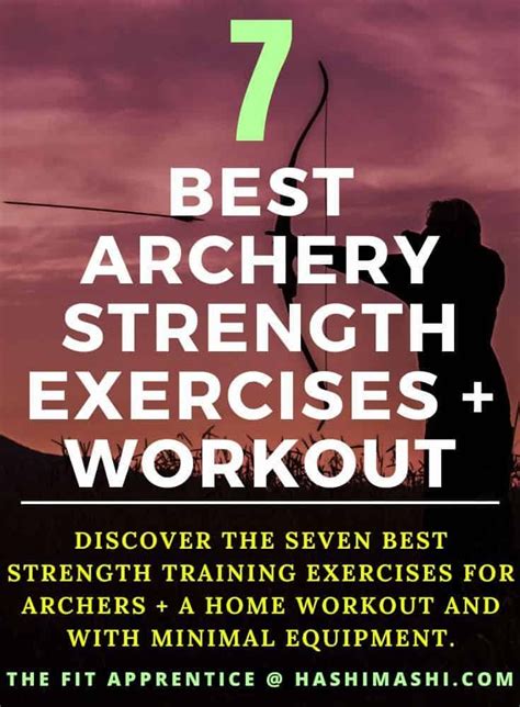 7 Best Strength Exercises for Archery + Conditioning Workout | Archery, Archery training, Exercise