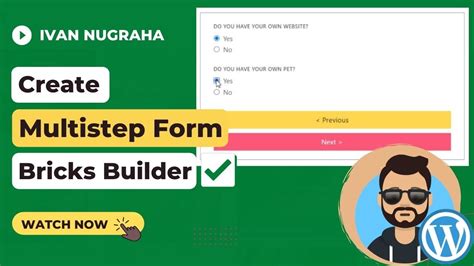 Bricks Builder For Wordpress Create Multistep Form Youtube