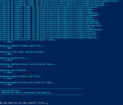 github codingdennis sitecorehabitattransformer a powershell script