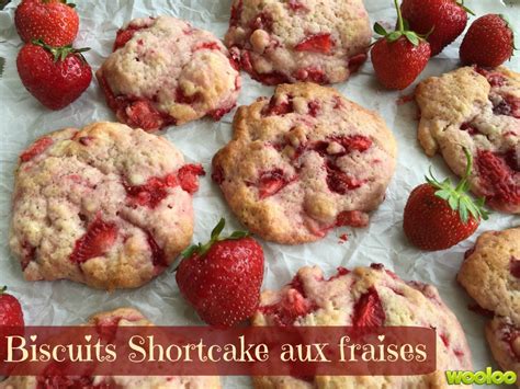 Biscuits Shortcake aux fraises - Wooloo