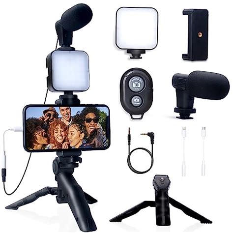 Amesedak Vlogging Kit For Iphone Android With Tripod 36 Led Want It All