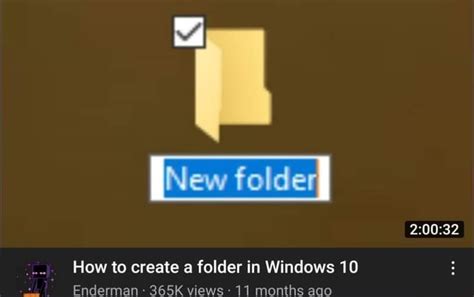 new folde how to create a folder in windows 10 enderman 365k views 11