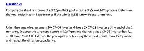 Solved Question 1 Consider A Metal Wire Segment With 5 Mm