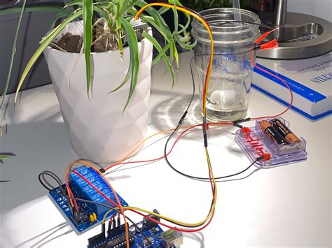 automatic plant watering system arduino project hub