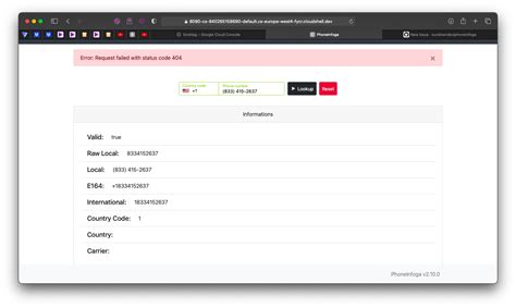 Error Request Failed With Status Code 404 In Desktop Web Using Safari