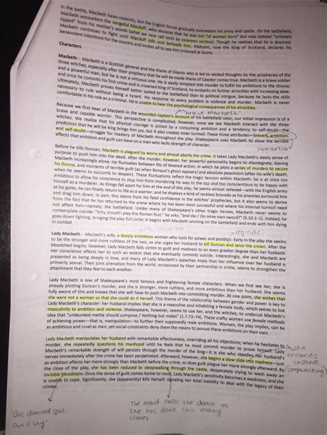 Macbeth Plot Overview And Characters Macbeth And Lady Macbeth Revision Support Macbeth