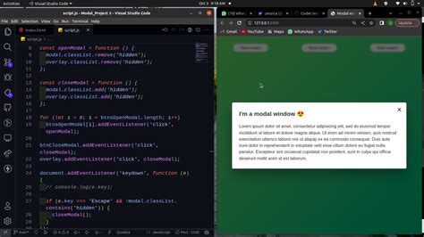 Jessica On Twitter Day 43 Completed The Assignment On Modal Window