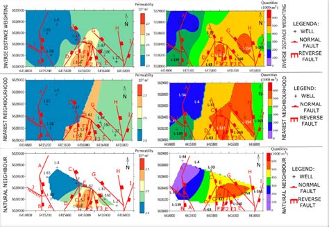 Permeability Left And Injected Volume Right Maps Interpolated Using Download Scientific