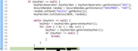 Java Why Does Keypairgenerator Return Null Why Dont Conditional Statements Work Stack