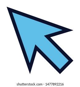 Black Arrow Cursor Classic Mouse Pointer Stock Vector Royalty Free Shutterstock