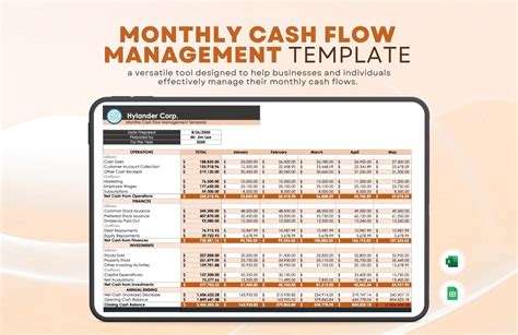 Project Cash Flow Template In Excel Google Sheets Download Template Net