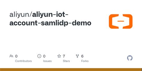 Github Aliyunaliyun Iot Account Samlidp Demo