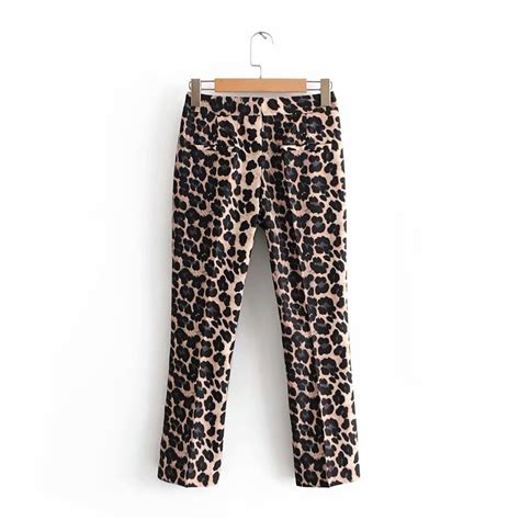 Bella Philosophie Fr Hling Leopard Lange Hosen Hoh Grandado