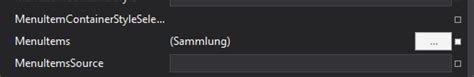 C UWP NavigationView Adding MenuItems With VisualStudio GUI