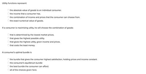 solved utility functions represent the absolute value of