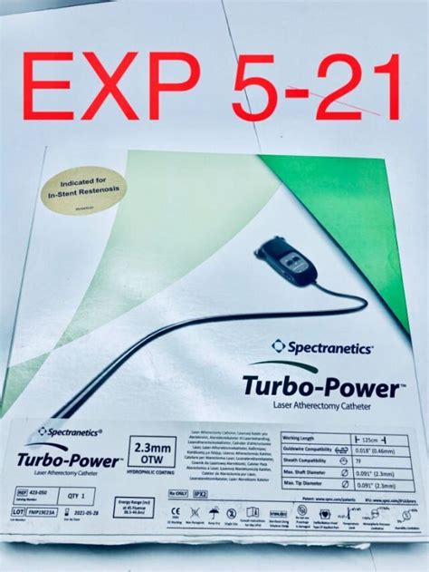 New Spectranetics 423 050 Turbo Power Laser Atherectomy Catheter Disposables General For Sale