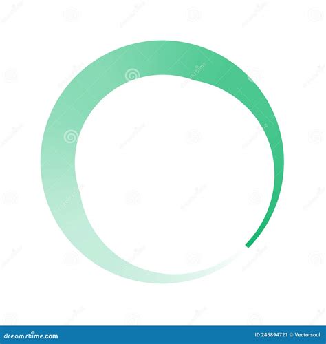 Circle Preloader Buffer Shape Circular Progress Bar Stock Vector Illustration Of Circle