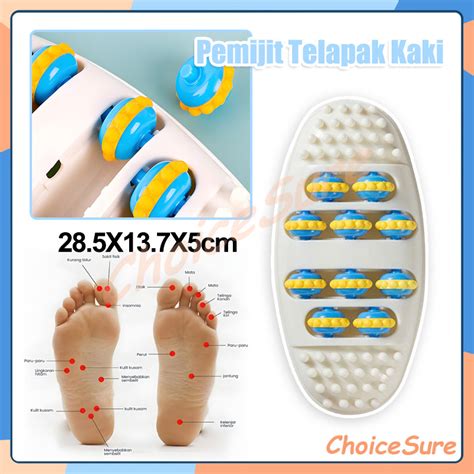 Jual Telapak Kaki Refleksi Kesehatan Akupuntur Rol Roda / Terapi Roller Multifungsi Pemijit Kaki ...
