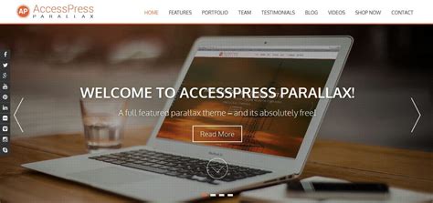 15 Powerful Free Parallax Wordpress Themes Themecot