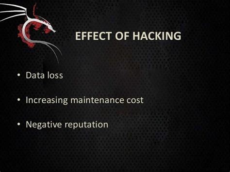 effect of hacking data