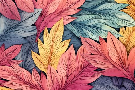 Leafs Pattern Plant Art Premium Photo Illustration Rawpixel