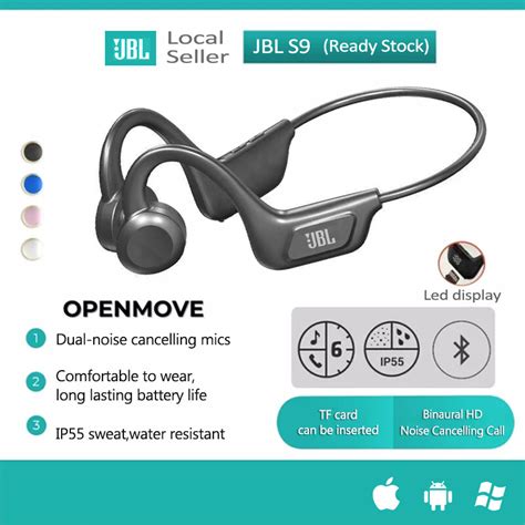 Jbl S Bone Conduction Wireless Sport Headphones Wireless Bluetooth