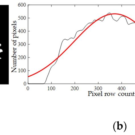 A An Individual Tree B Projection Histogram In The Horizontal