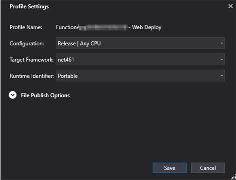 Wrong Region Deploying Precompiled Function From Vs 2017 · Issue 720