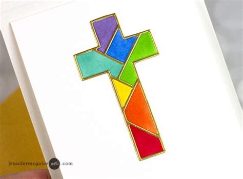 Stained Glass Window Cards Jennifer Mcguire Ink