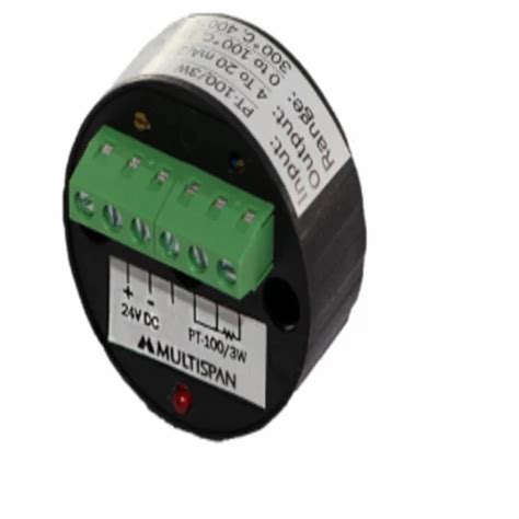 Multispan Model Name Number Lpt 63 Temperature Transmitter Loop Powered For Industrial At