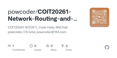 github powcoder coit20261 network routing and switching coit20261