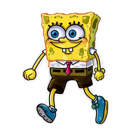 Spongebob Running Drawing Png Gjo Png Image