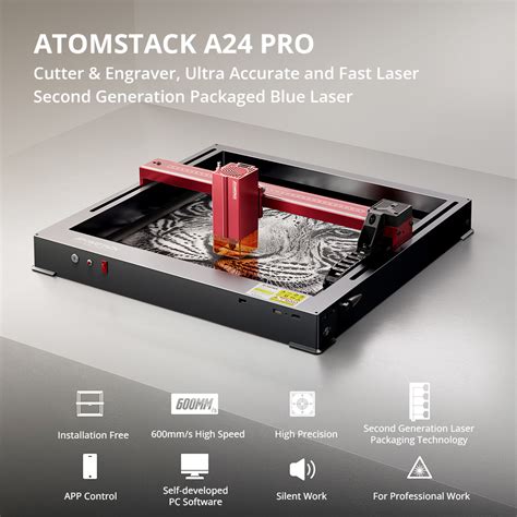 Atomstack A24 Pro 24w Laser Engraver Cutter United States