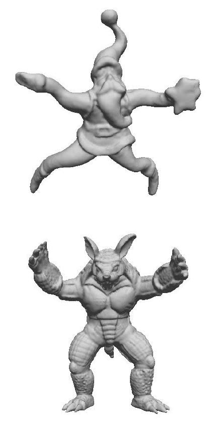 Examples Of Reconstructed Implicit Surfaces By The Proposed Algorithm