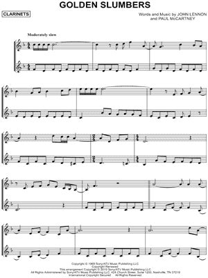 Golden Slumbers Sheet Music By The Beatles
