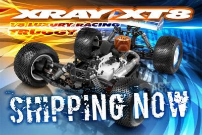 Red RC Xray XT Now Shipping