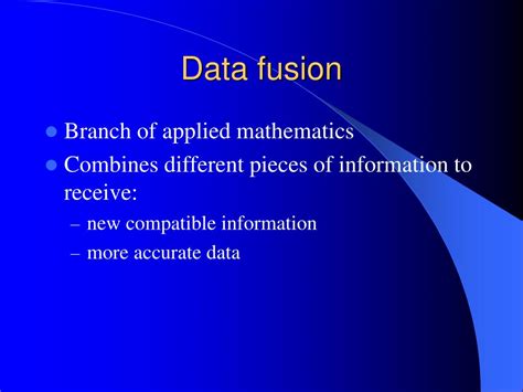 Ppt Distributed Data Fusion In Peer To Peer Environment Powerpoint