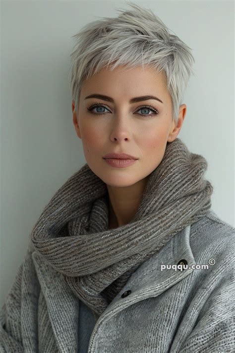 Stunning Pixie Haircuts To Rock Your Gray Hair Puqqu Very Short