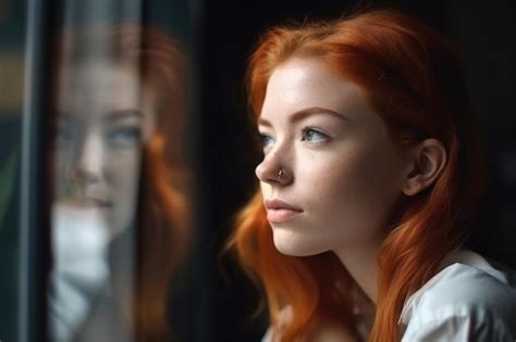 Premium Ai Image Pov Shot Of An Attractive Young Woman Looking Away