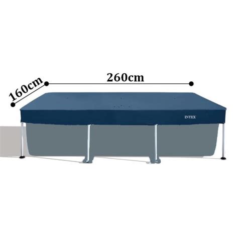 Intex Pool Cover Rectangular Above Ground Pools Available In 3 Sizes Karoutexpress