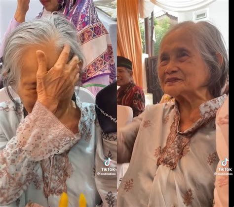 Viral Nenek Menangis Lihat Cucunya Dilamar Bikin Warganet Haru Sekaligus Iri Merdeka Com