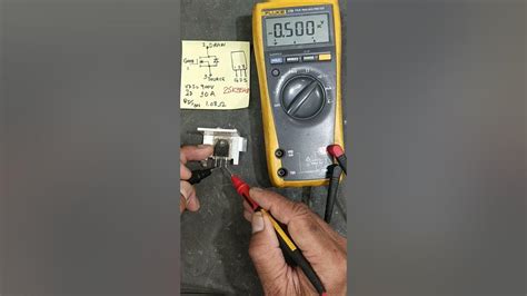 How To Test Mosfet Using Multimeter Shorts Youtube