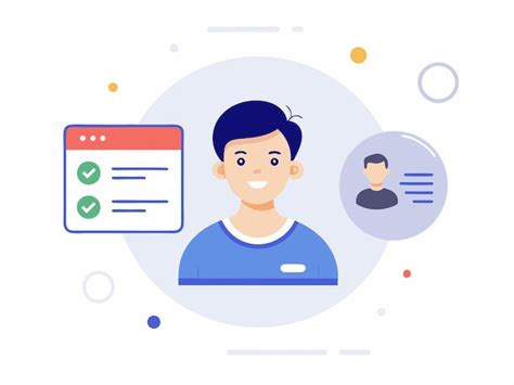 User Profile Interface Elements Illustration For UI Premium AI