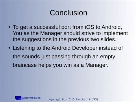 Porting From Iostoandroidmanagersedition Odp