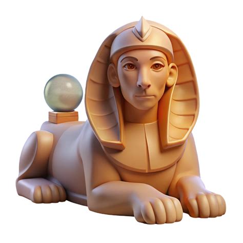 Dreamy Breathtaking A Mysterious Sphinx With The Body Of A Lion And The